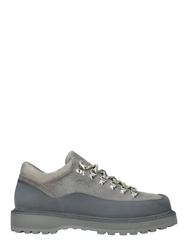 Diemme Leather Cornaro Due Gomma Low-top Boots - Grey