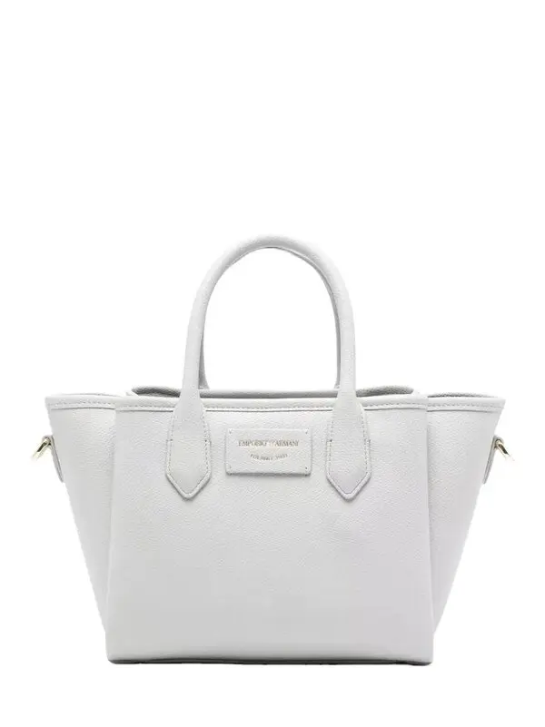 Emporio Armani Logo Patch Tote Bag - Grey