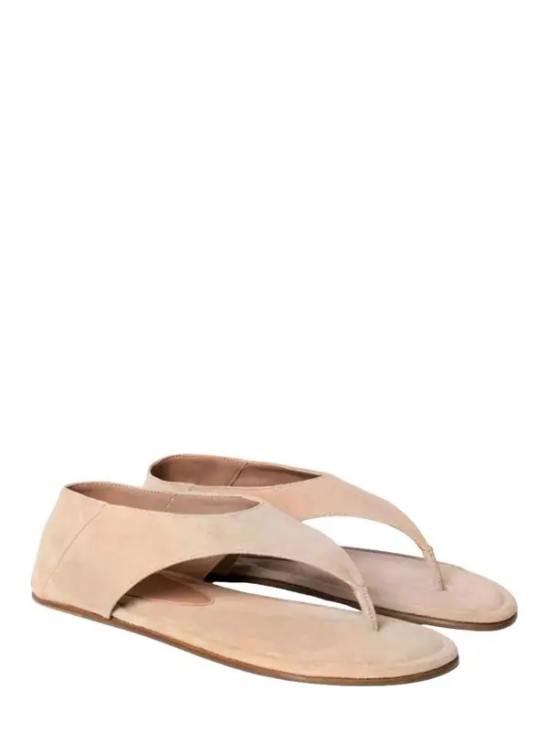 GIABORGHINI Emauelle Flat Sandals - Neutrals