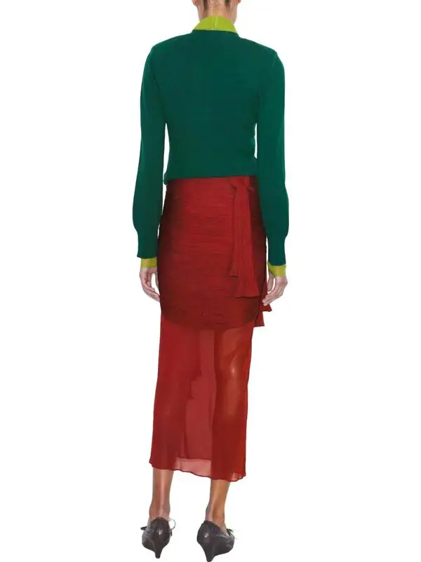 Tory Burch Knotted Skirt - Red