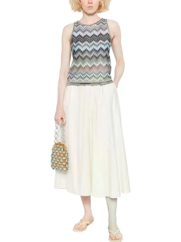 Missoni Chevron Knit Vest - Blue