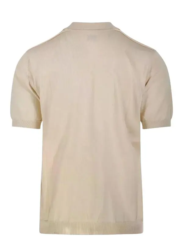 C.P. COMPANY Buttoned Short-sleeve Knitwear - Neutrals