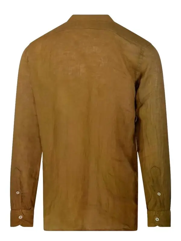 Altea Long-sleeve Buttoned Shirt - Brown