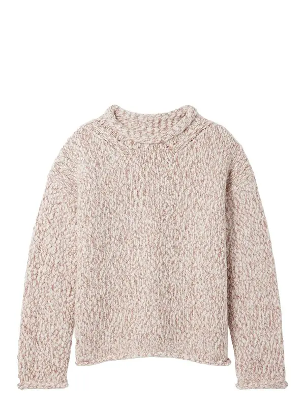 LA LIGNE Clair Merino Wool-blend Sweater - Neutrals