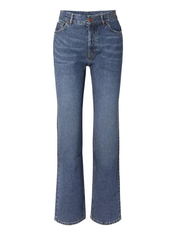Chloé High-rise Straight-leg Jeans - Blue