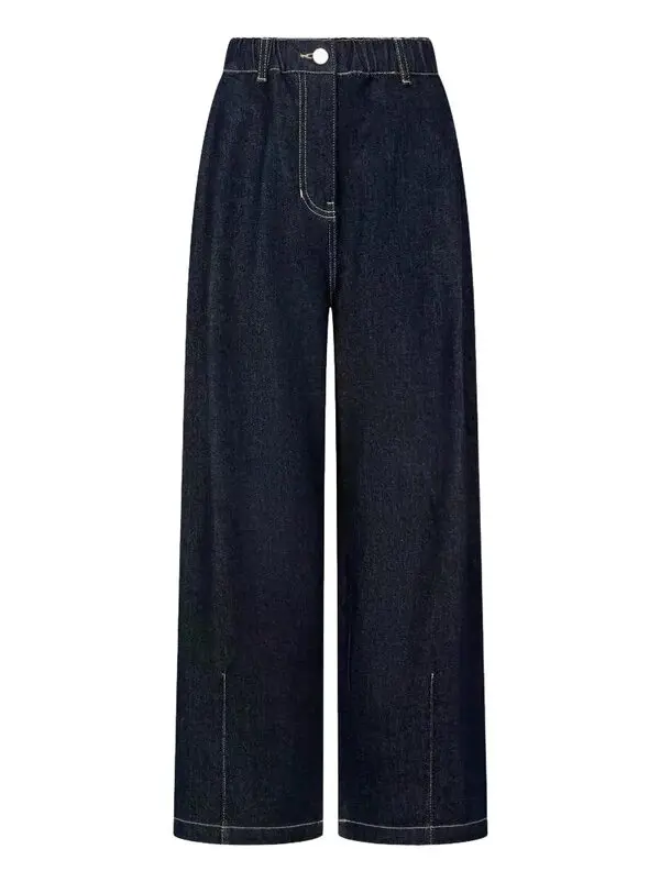 STUDIO TOMBOY Contrast-stitching Jeans - Blue