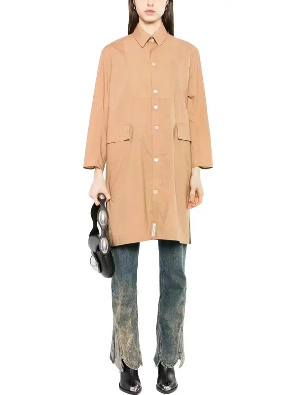 Undercover Panelled Shirt - Neutrals