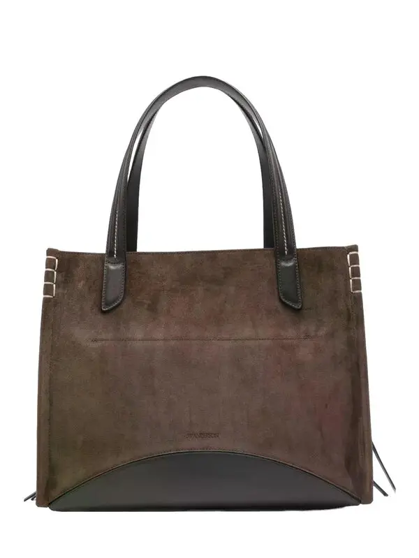 JW Anderson Stitch-detail Tote Bag - Brown