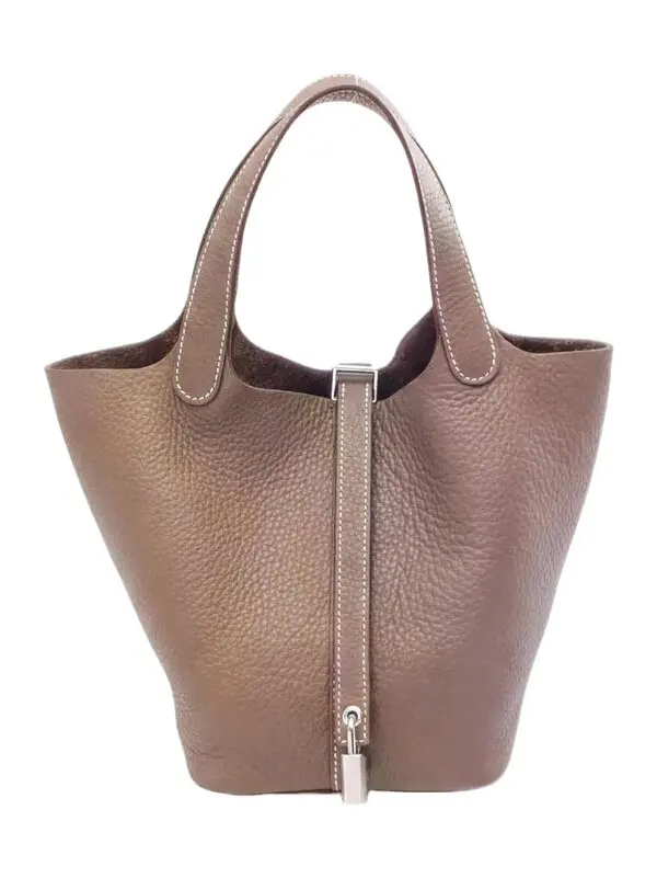 Hermès Leather Tote Bag - Brown