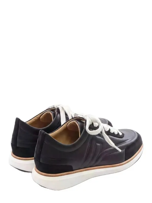 Hermès 2010s Yeezy Leather Sneakers - Black
