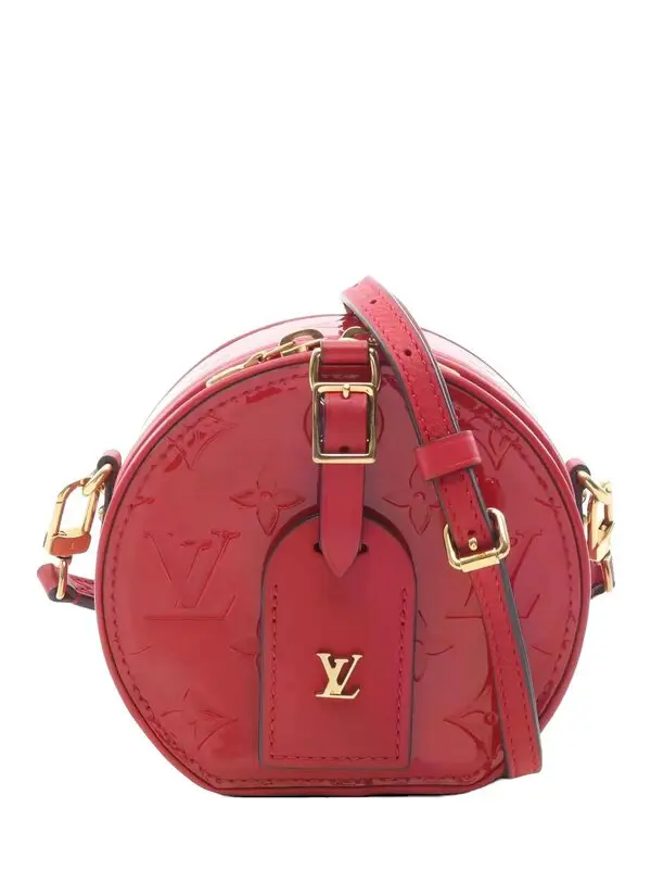 LOUIS VUITTON 2000s Monogram Mini Boite Chapeau Shoulder Bag - Red