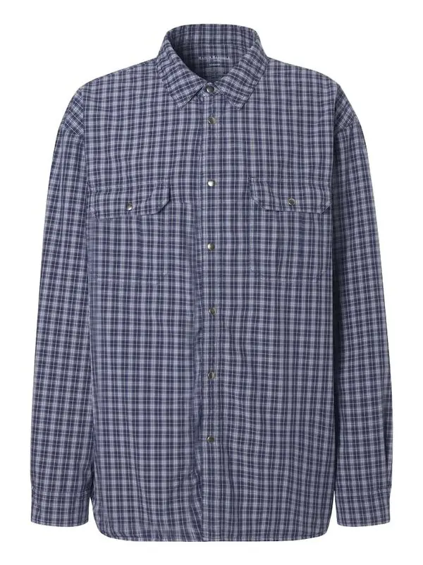 MAISON MARGIELA Padded Reversible Overshirt - Blue