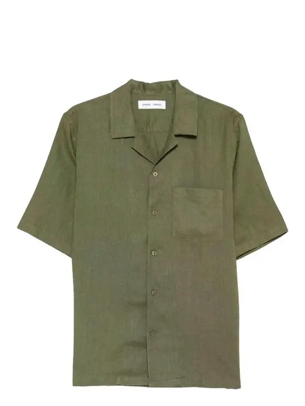 SAMSOE SAMSOE Oscar Short-sleeve Shirt - Green
