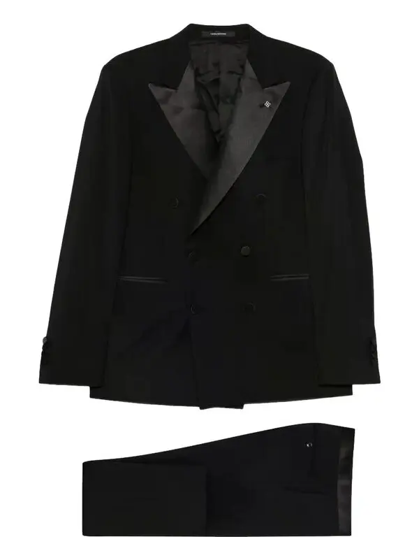 Tagliatore Double-breasted Suit - Black