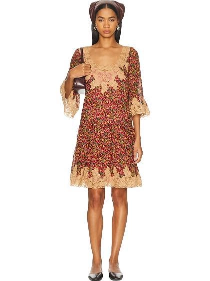 BODE Confetti Floral Dress - Multi
