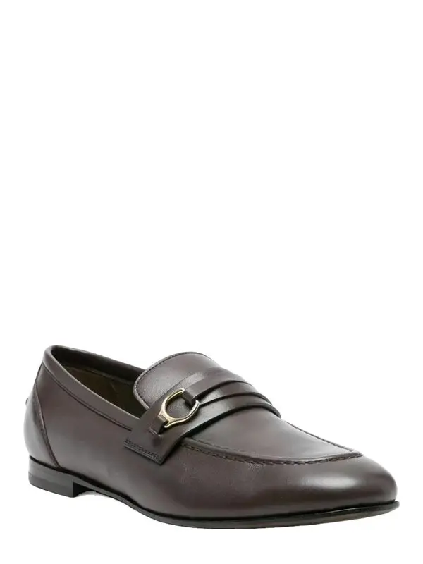 Brunello Cucinelli Loafers With Ring Detail - Brown