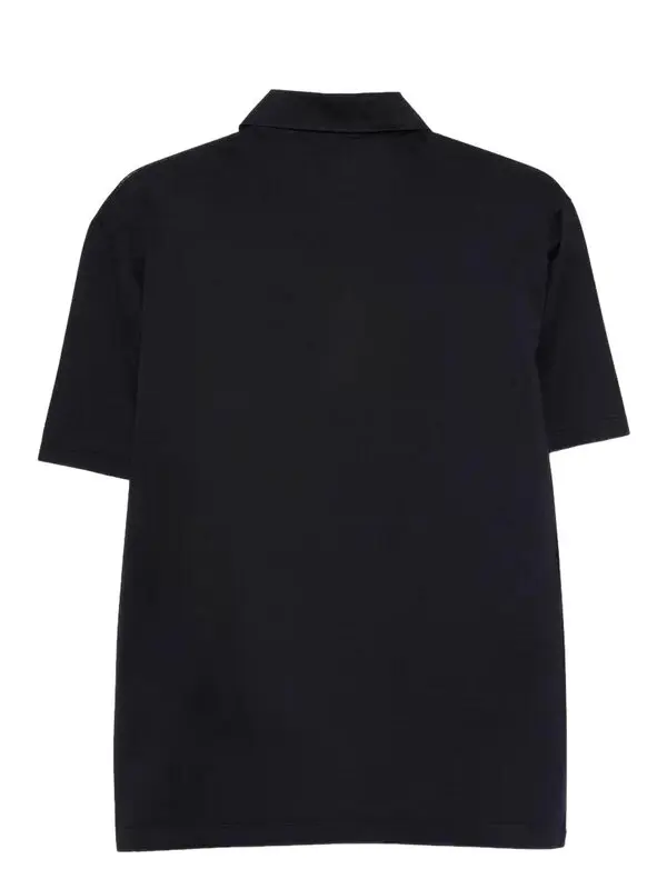 C.P. COMPANY Cotton Polo Shirt - Blue