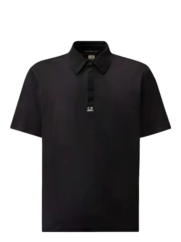 C.P. COMPANY Cotton Polo Shirt - Blue