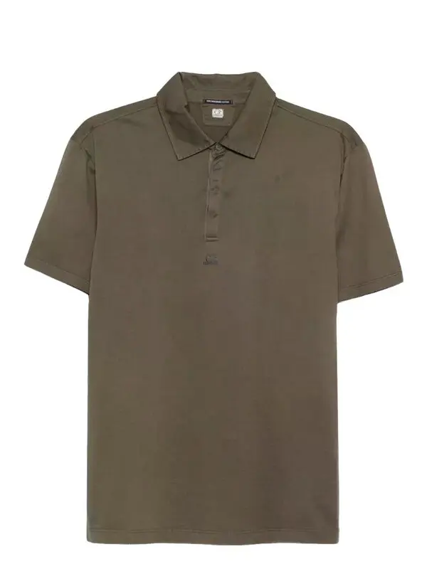 C.P. COMPANY Cotton Polo Shirt - Green