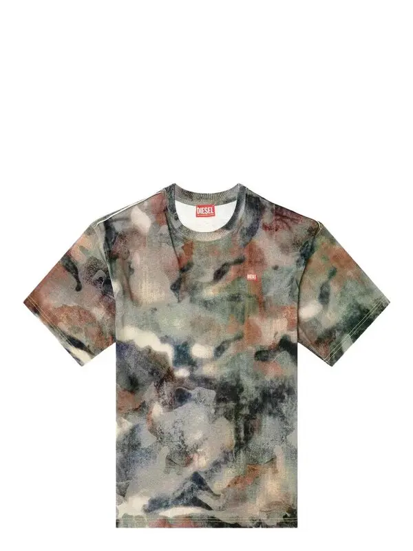 DIESEL® T-boxt Abstract-pattern T-shirt - Grey