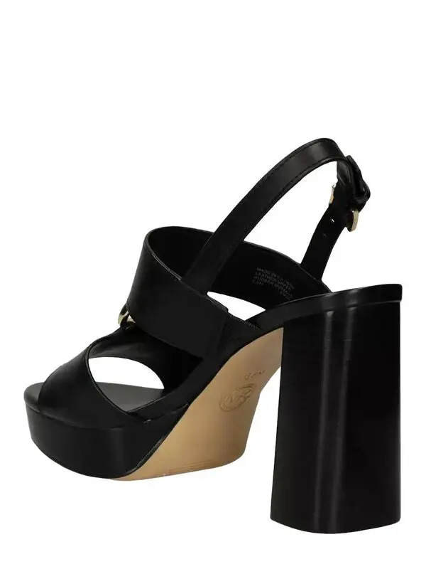 Michael Kors Platform Buckle Sandals - Black