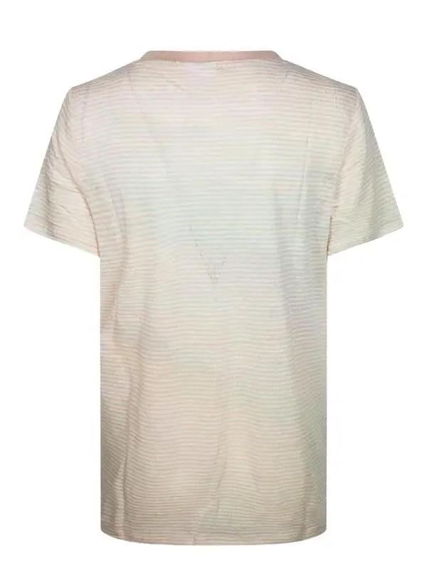 SUN 68 Striped T-shirt - Neutrals