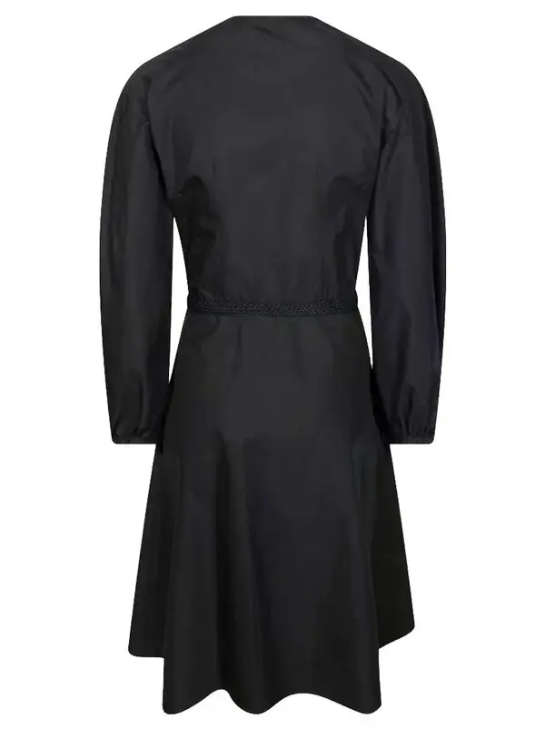 Moncler Rope Belt Midi Dress - Black