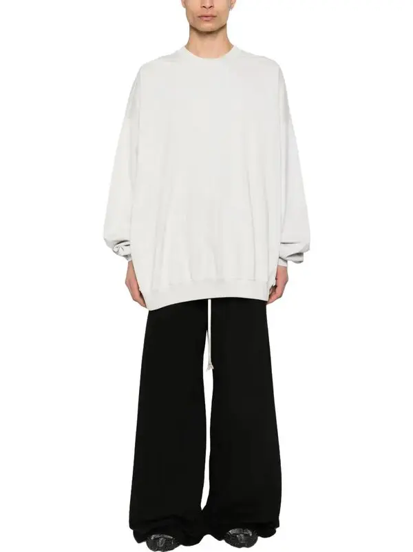 Rick Owens Hun Tie-detail Sweatshirt - Neutrals
