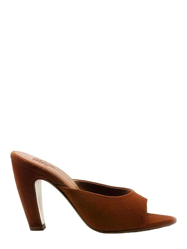 GIABORGHINI Peep-toe Sandals - Brown