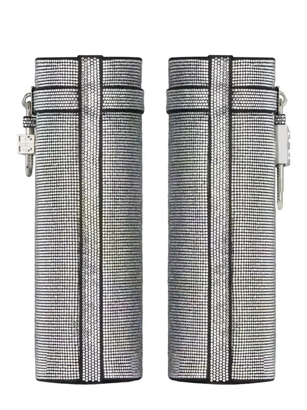 Givenchy Lock Ankle Sandals - Silver