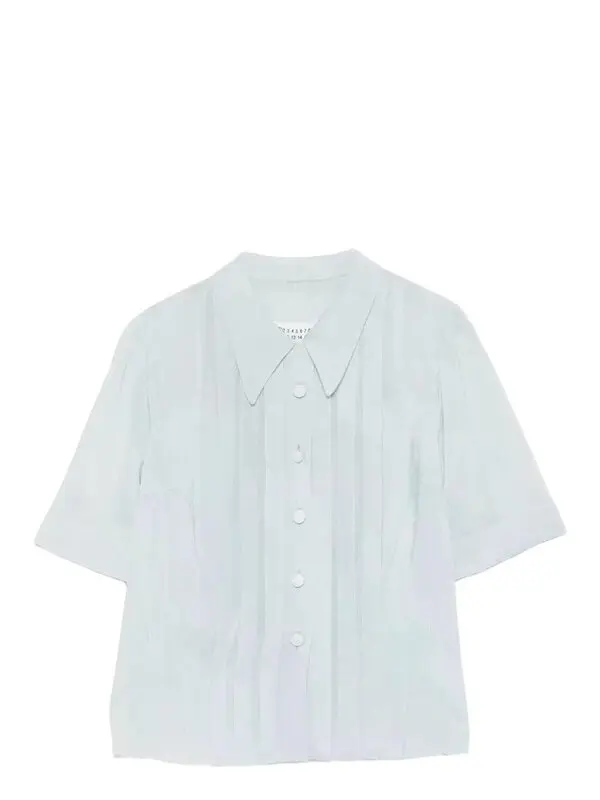 MAISON MARGIELA Button Front Blouse - Blue