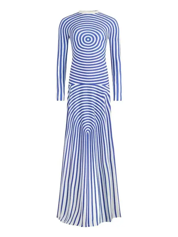 JEAN PAUL GAULTIER Target Maxi Dress - Blue