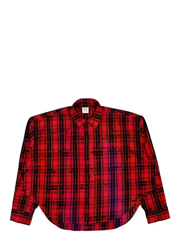 Vetements Checked Shirt - Red