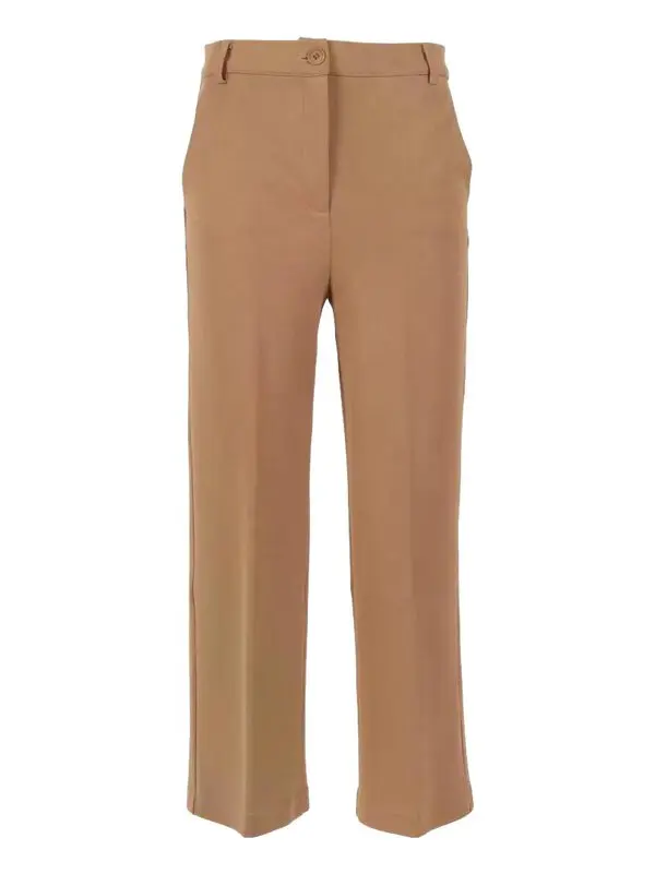 Max Mara Tailored Straight Leg Trousers - Neutrals