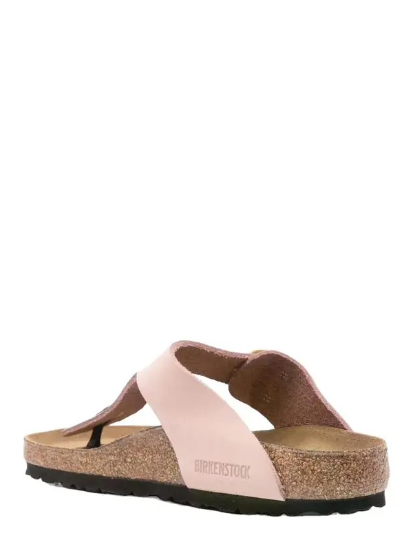 BIRKENSTOCK Gizeh Nubuck-leather Sandals - Pink