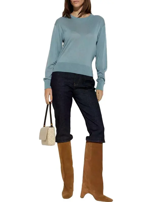 BY MALENE BIRGER Mantea Fine Knit Sweater - Blue