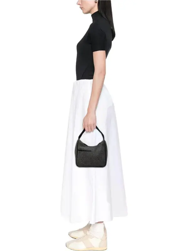 Prada Wool Shoulder Bag - Grey