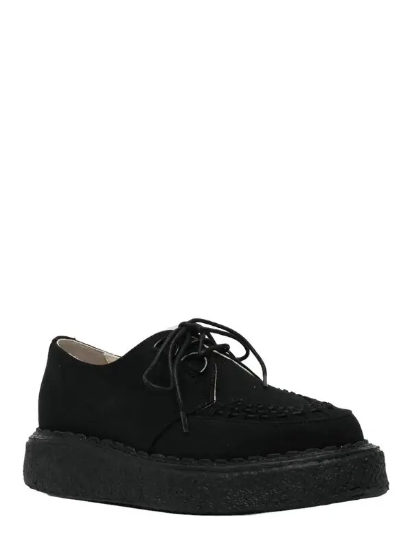 Mihara Yasuhiro Lace-up Sneakers With Rubber Sole - Black