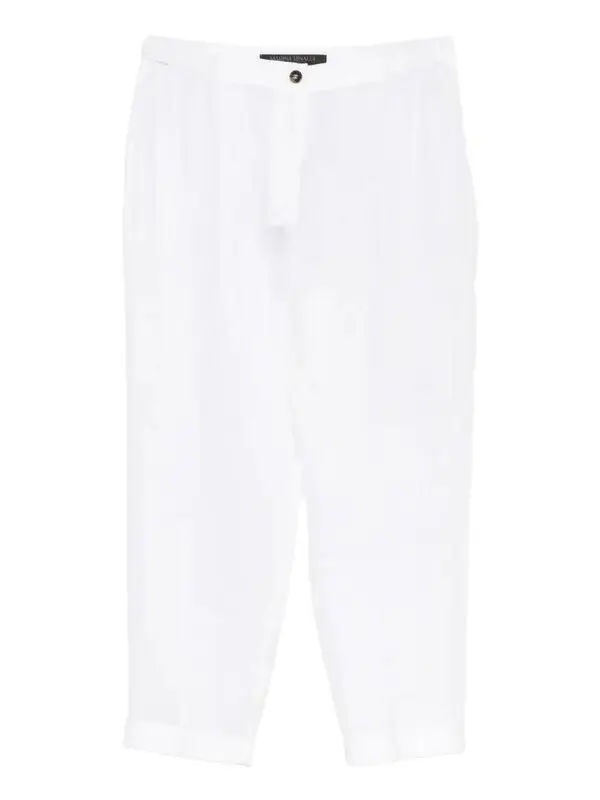 Marina Rinaldi Buttoned Trousers - White