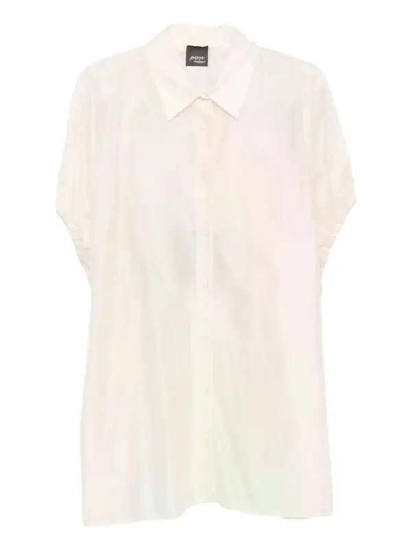 Marina Rinaldi Short Sleeve Shirt - Neutrals