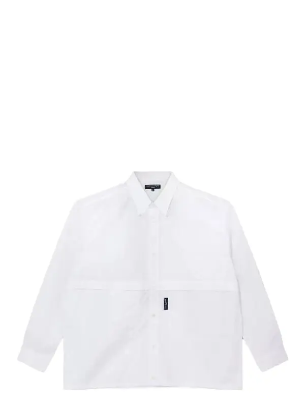 Comme Des Garçons Cotton Concealed Shirt - White