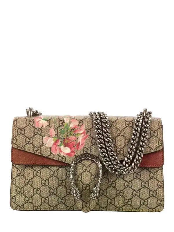 Gucci Dionysus Blooms Floral Print Shoulder Bag - Neutrals