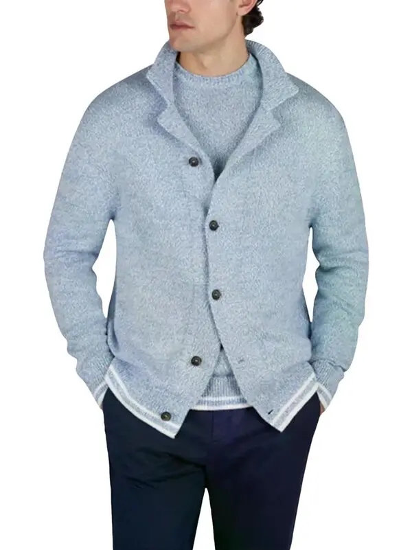 Paul & Shark Button Cardigan - Blue