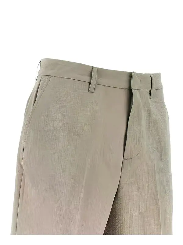 Emporio Armani Side Pockets Bermuda Shorts - Neutrals