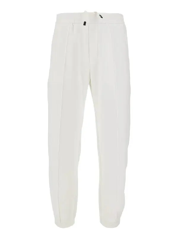 Emporio Armani Elasticated Waist Trousers - Neutrals