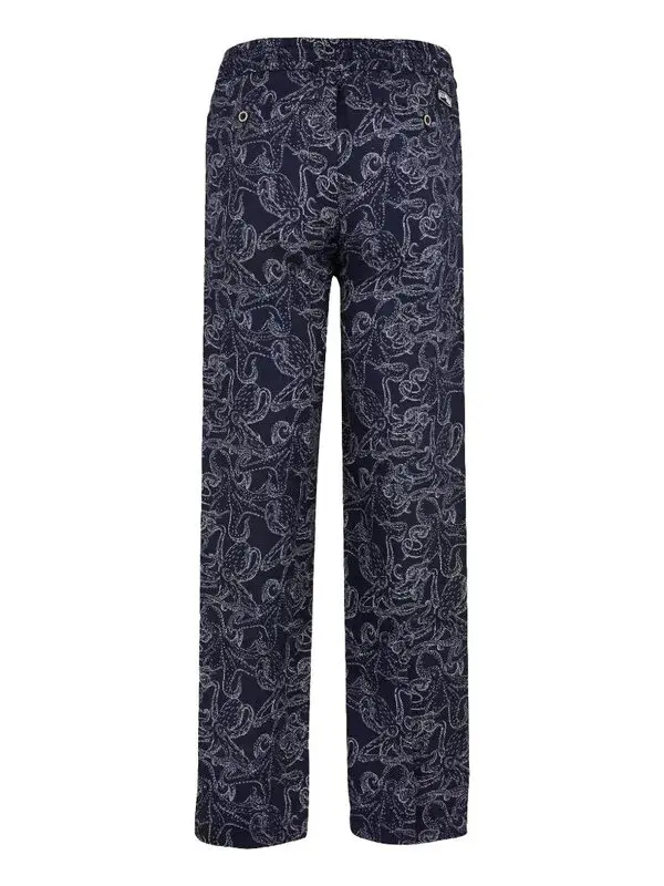 Vilebrequin Printed Drawstring Trousers - Blue
