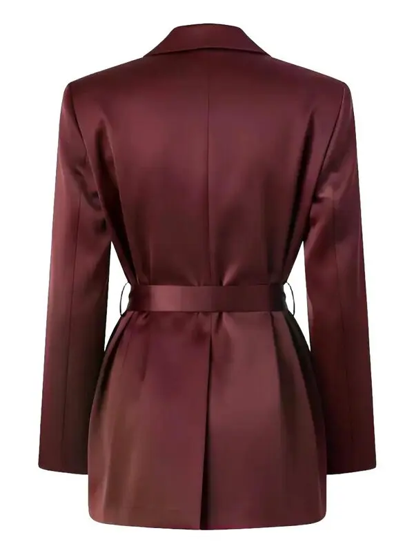 Pinko Belted Jacket - Red