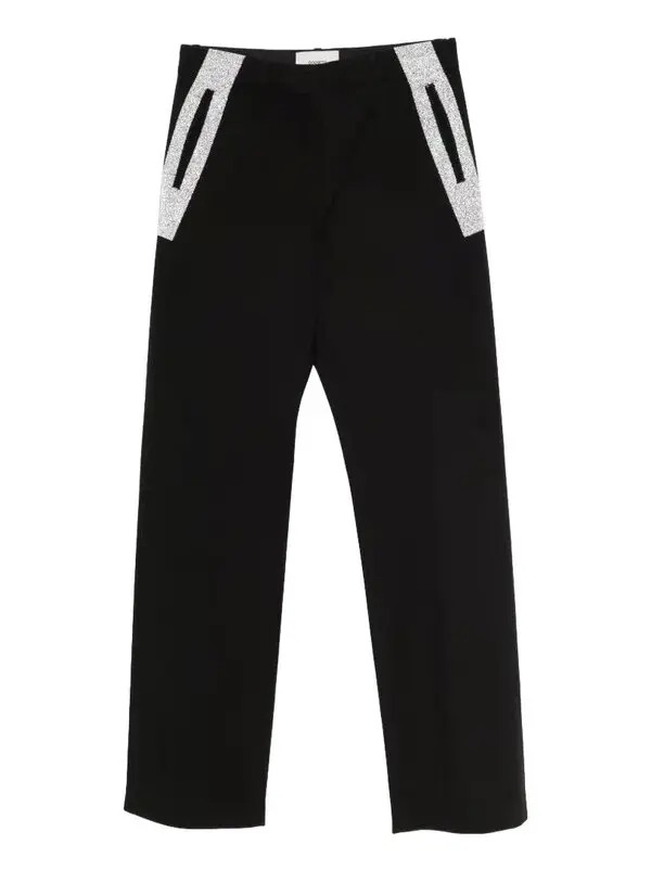 Coperni Taped Tailored Trousers - Black