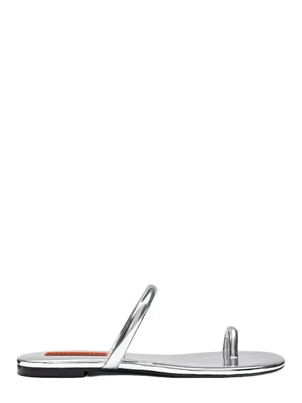 SIMONMILLER Pipe Strappy Sandals - Silver