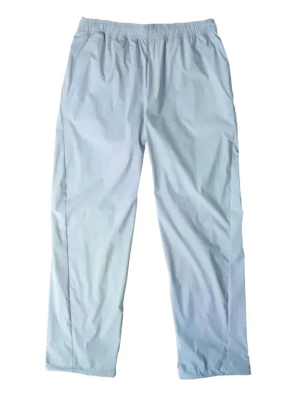 Stone Island Drawstring Embroidered Track Pants - Blue